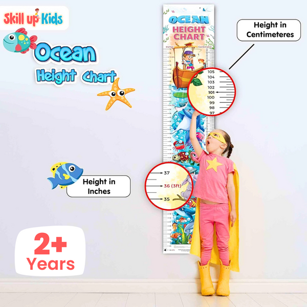 Height Chart for Toddlers (Measure & Play) – Skill up Kids